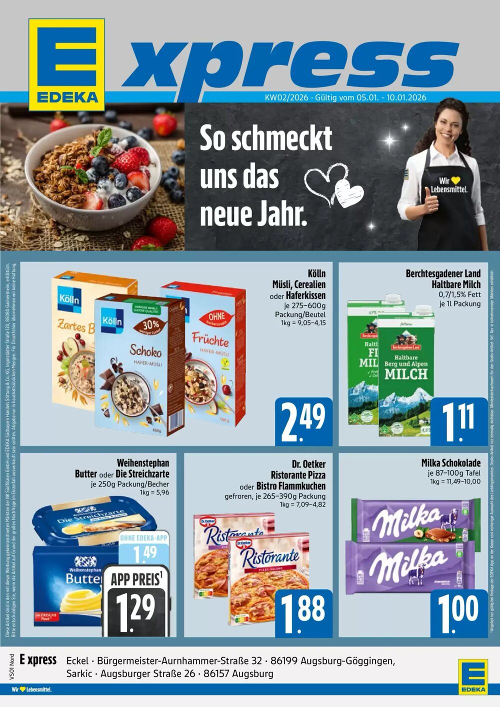 Edeka Xpress Prospekt (Gültig ab 04.01.2026) zum Blättern | Prospekt ...