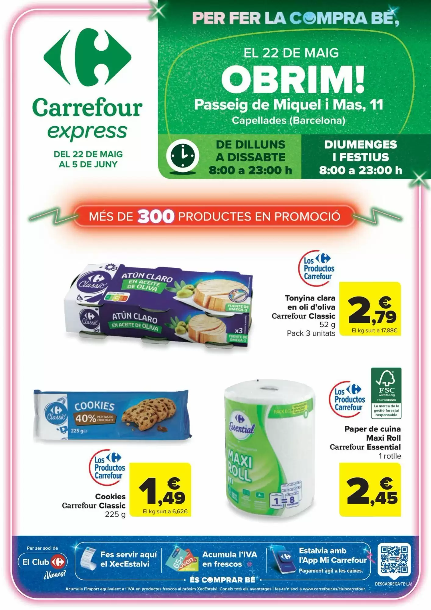 Folleto promocional Carrefour navegable desde 22/05/2026