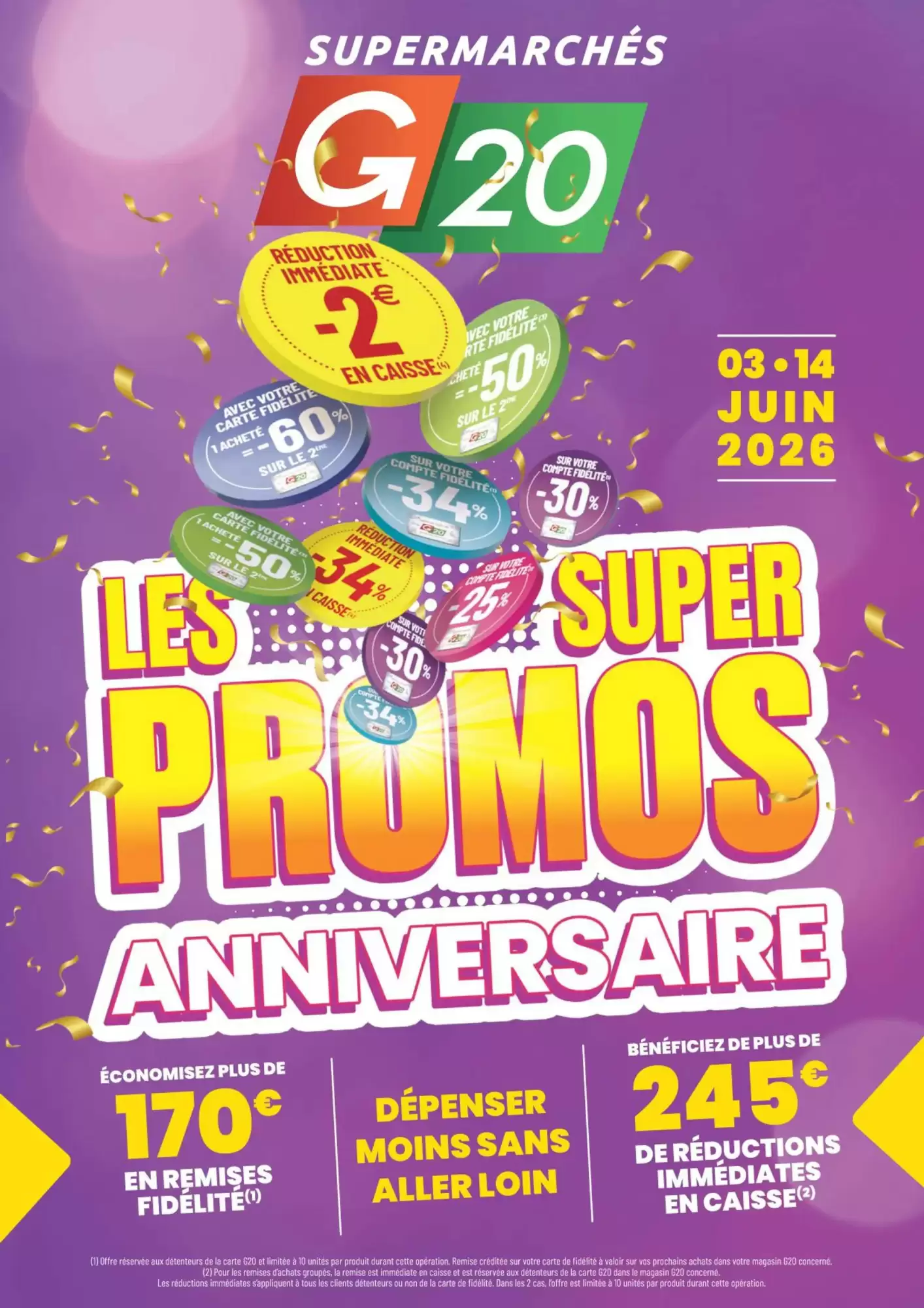 Prospectus promotionnel G20 à partir du 03/06/2026