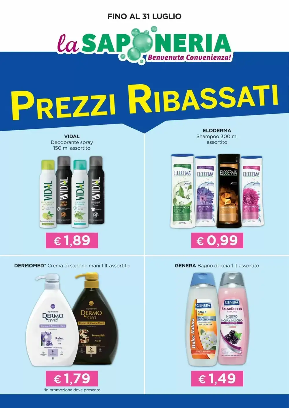 Volantino promozionale La Saponeria dal 05/01/2026