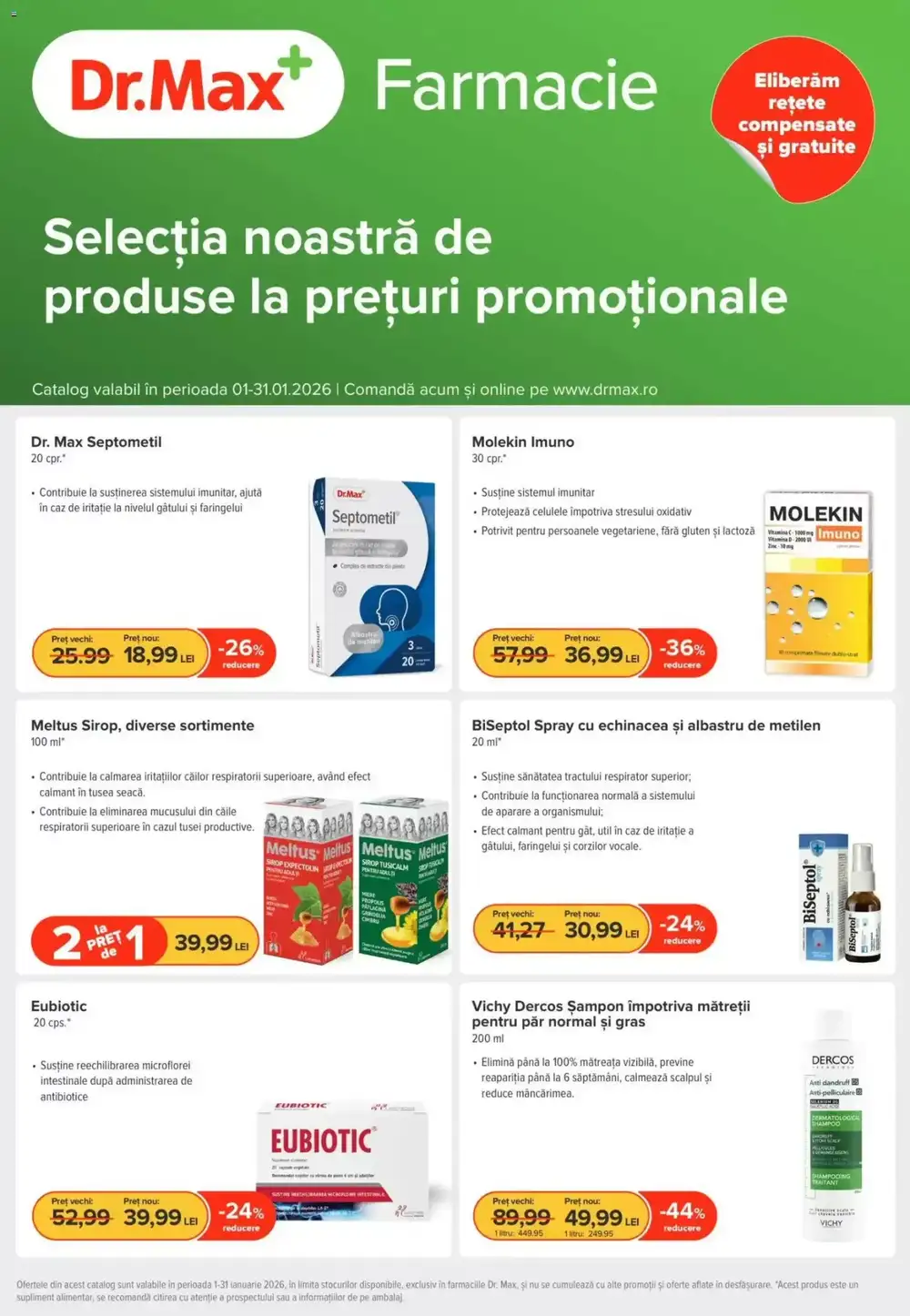 Catalog promoțional Dr.Max valabil de la 31.12.2025 | Cataloage Online